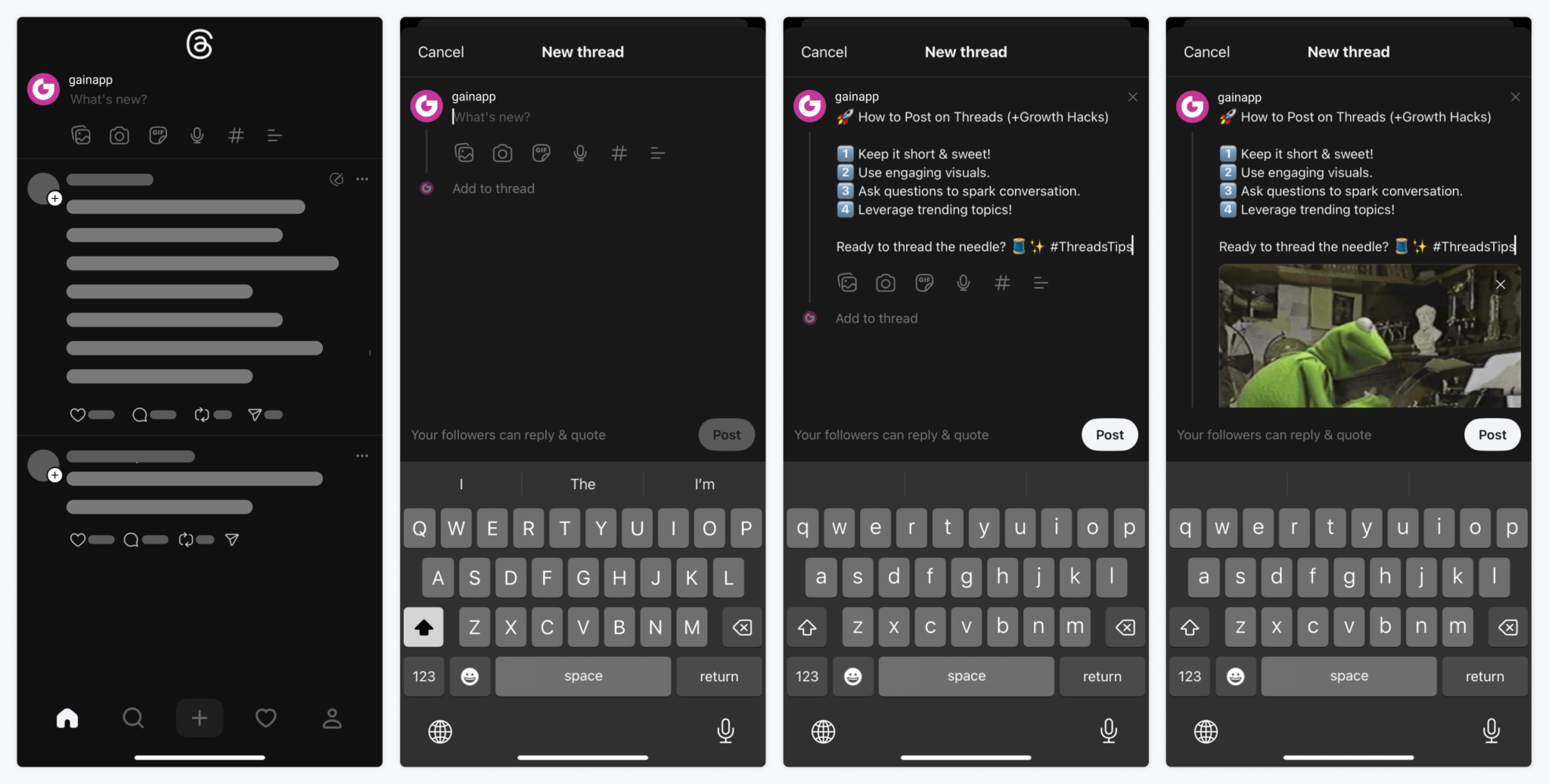 How to Post on Threads