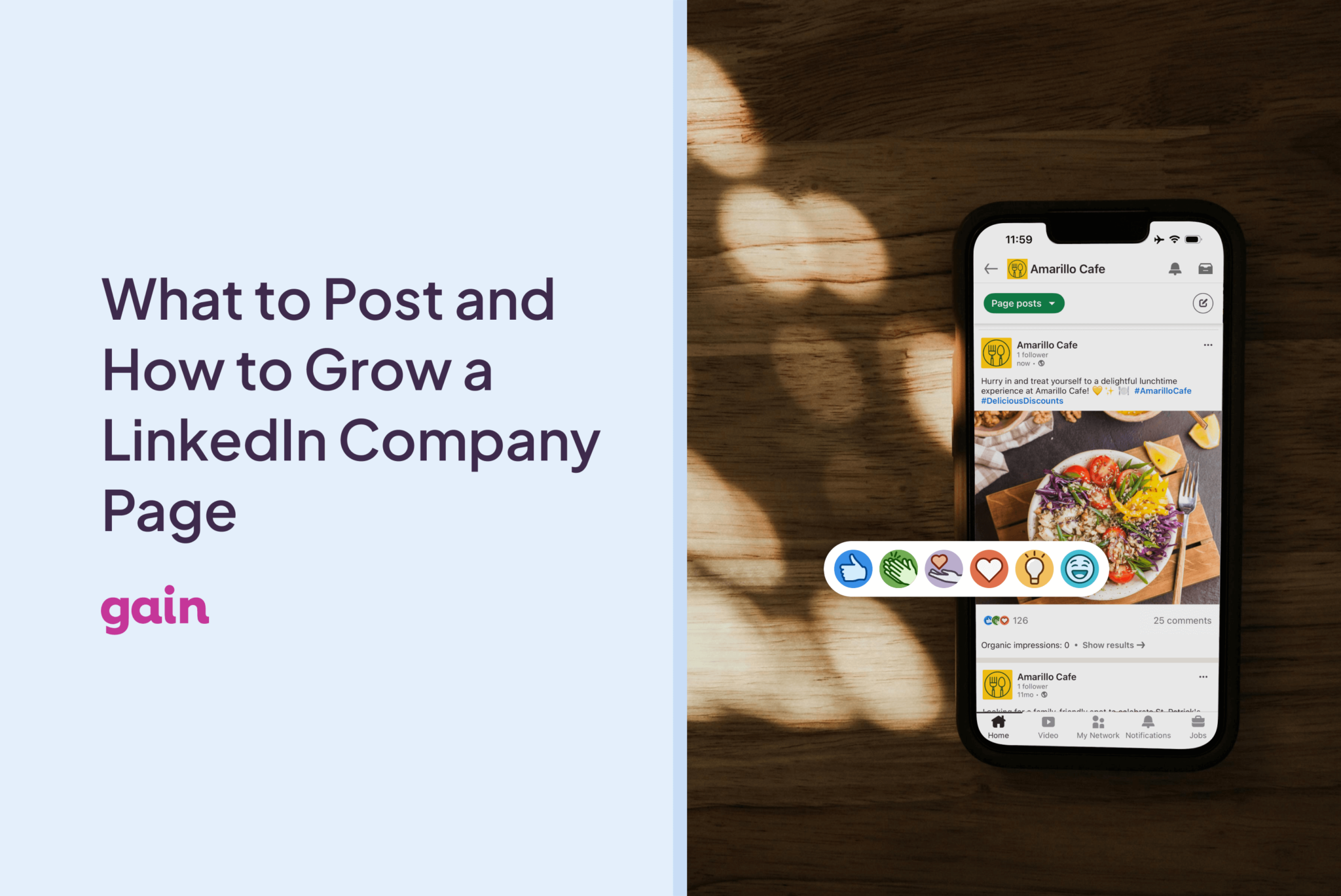 What to Post and How to Grow a LinkedIn Company Page - The Gain Blog