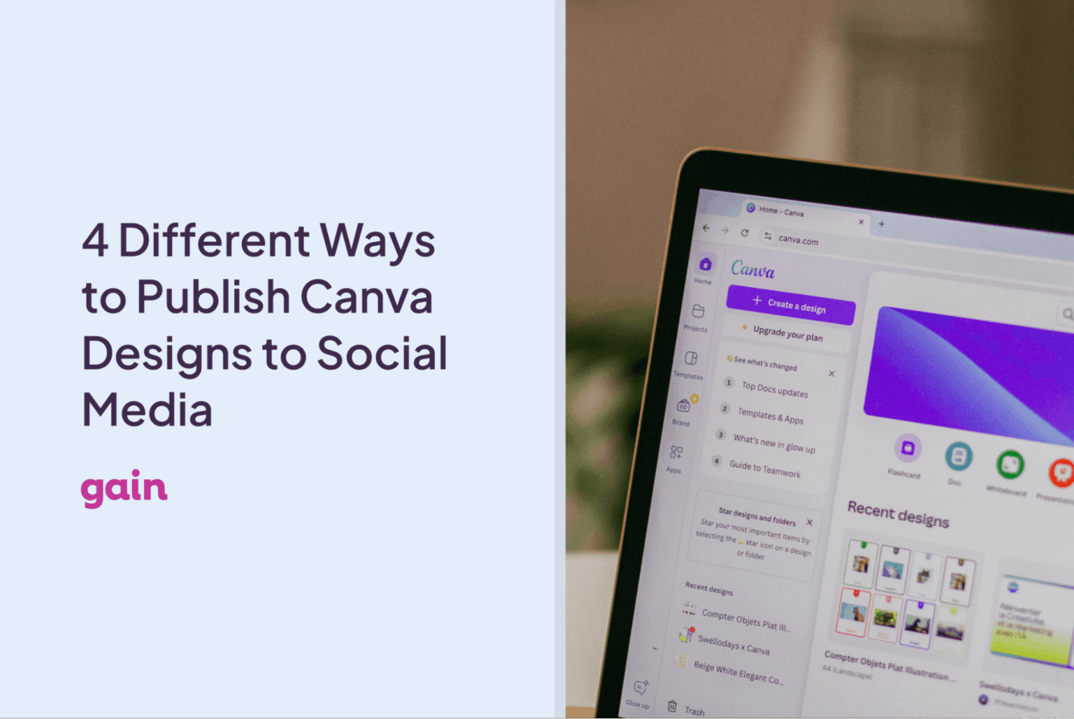 4 Different Ways to Publish Canva Designs to Social Media